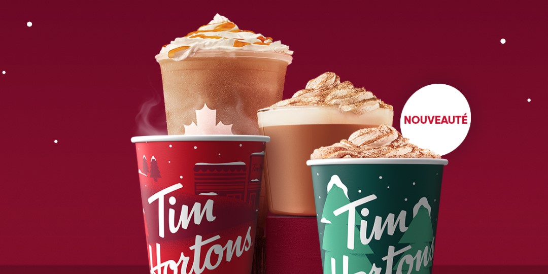 Vive le Tim des Fêtes! Le menu des Fêtes de Tim Hortons est de retour ...